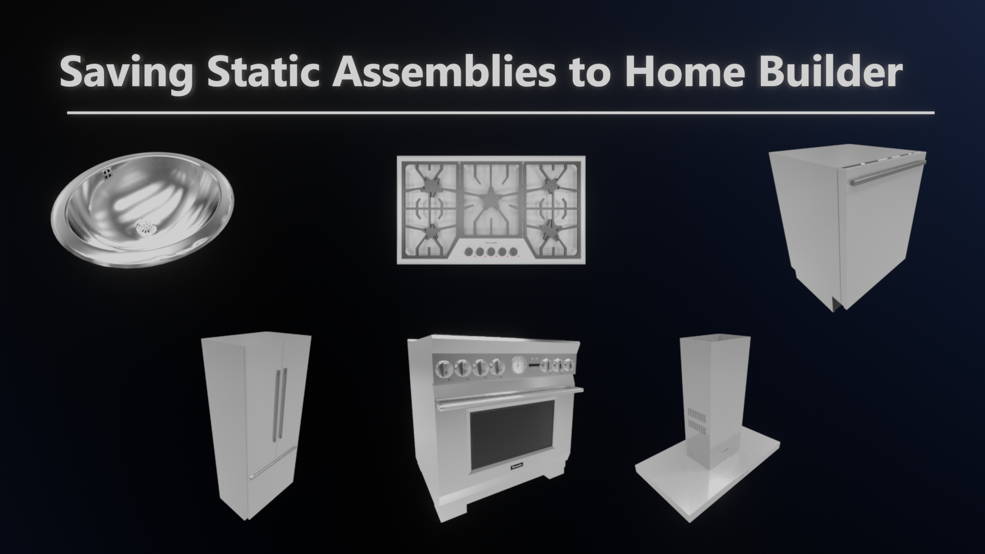 Saving Static Assemblies to Blender – Creative Designer